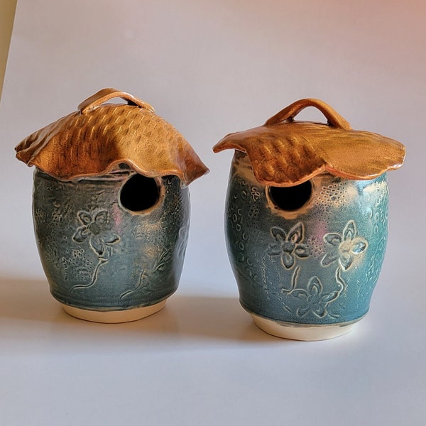 Ceramic Bird House - Etsy