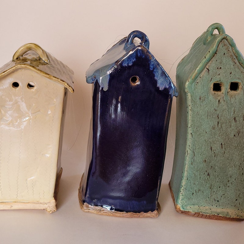 Ceramic Bird House - Etsy