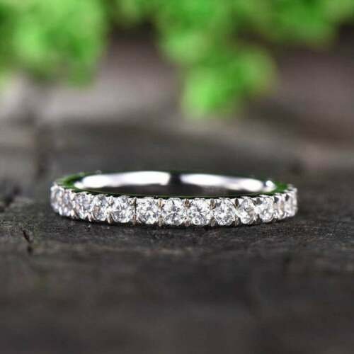 Full Eternity Wedding Anniversary Ring 0.30ct Round Diamond - Etsy