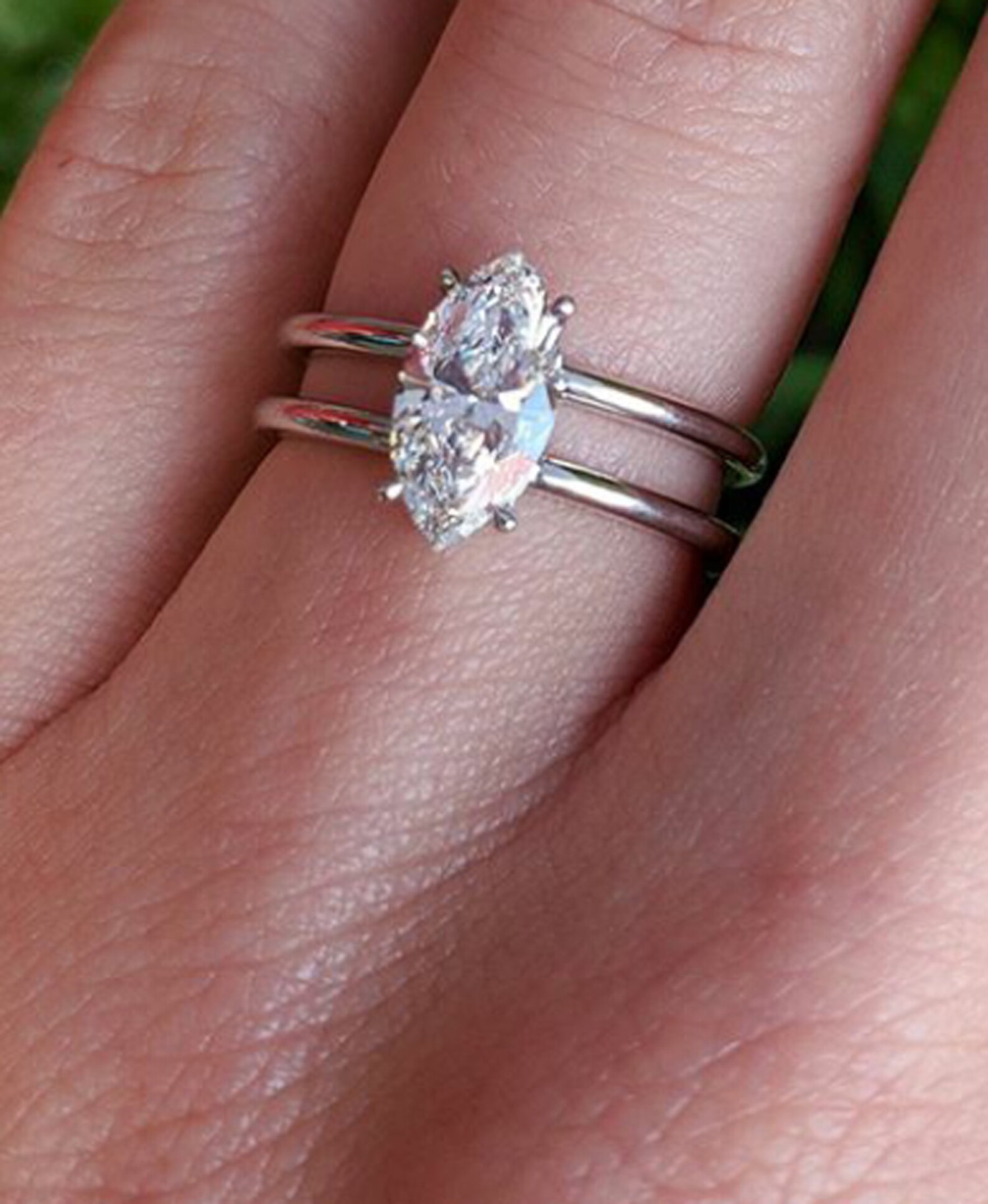 1.60ct Marquise Cut Rare Solitaire Stone Sterling Silver/14k - Etsy