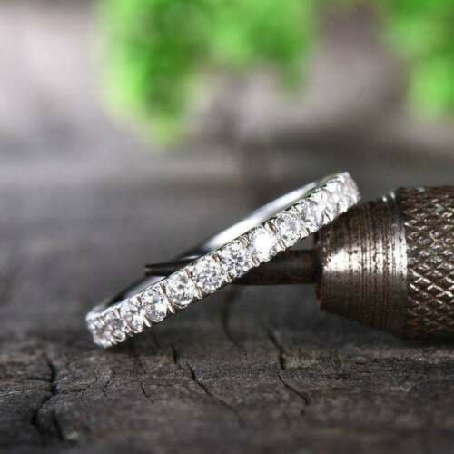 Full Eternity Wedding Anniversary Ring 0.30ct Round Diamond - Etsy