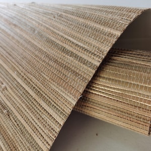 Real Handmade Grasscloth Wallpaper/grasscloth Wallcovering/natural ...