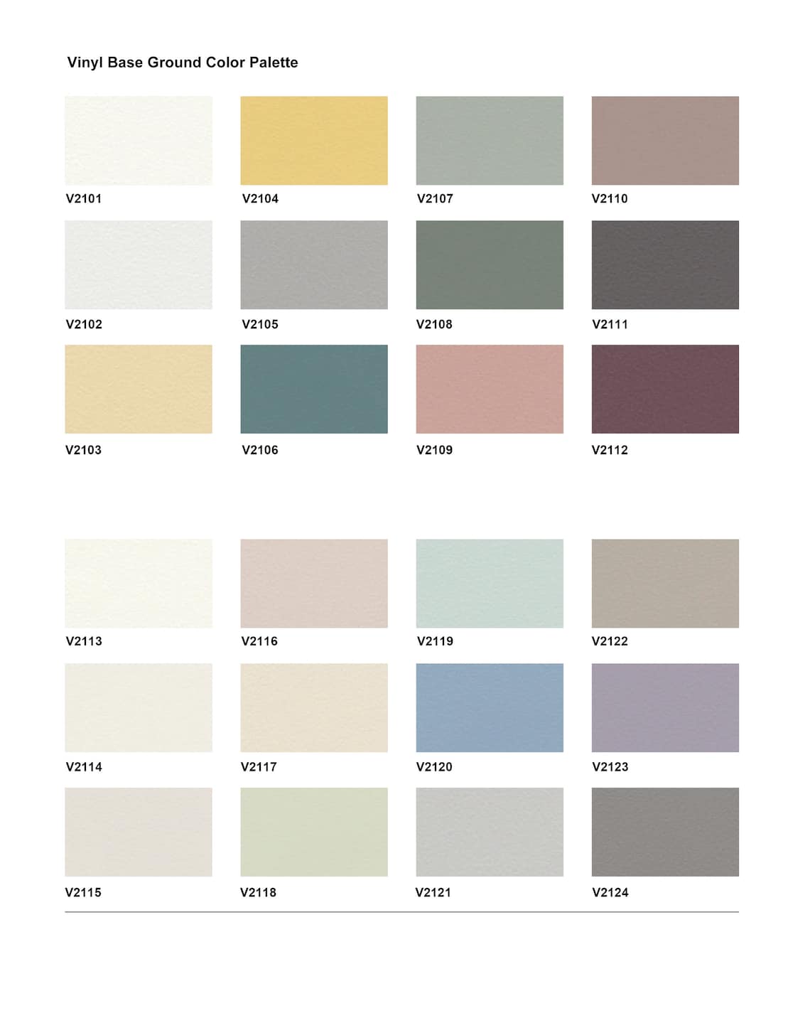 Vinyl Base Ground Color Palette for Chinoiserie Handpainted - Etsy