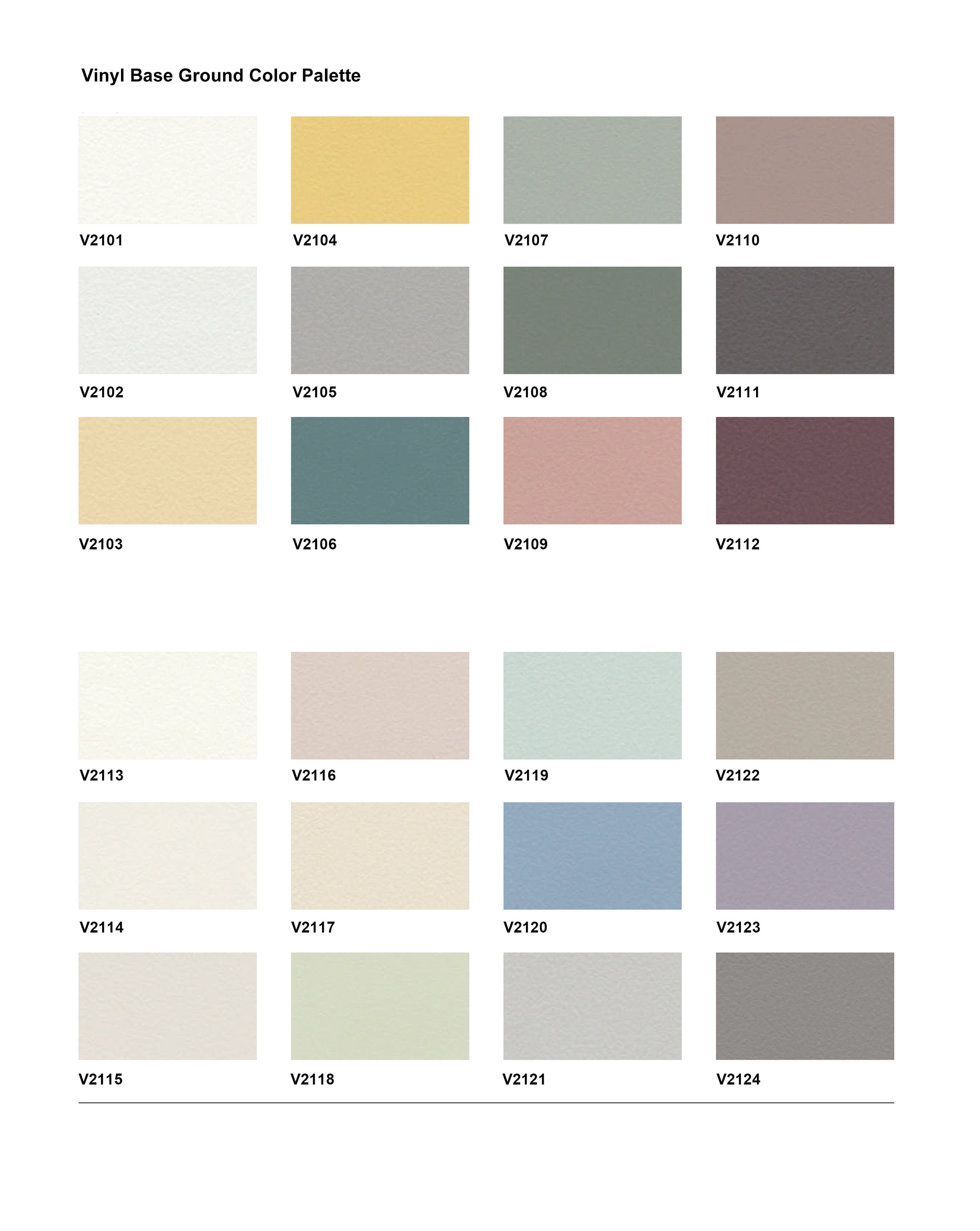 Vinyl Base Ground Color Palette for Chinoiserie Handpainted - Etsy