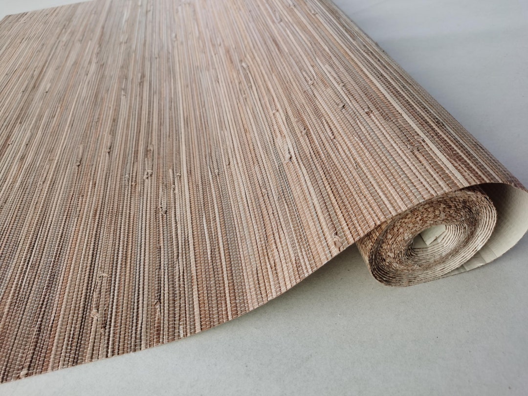 Real Handmade Grasscloth Wallpaper/grasscloth Wallcovering/natural ...