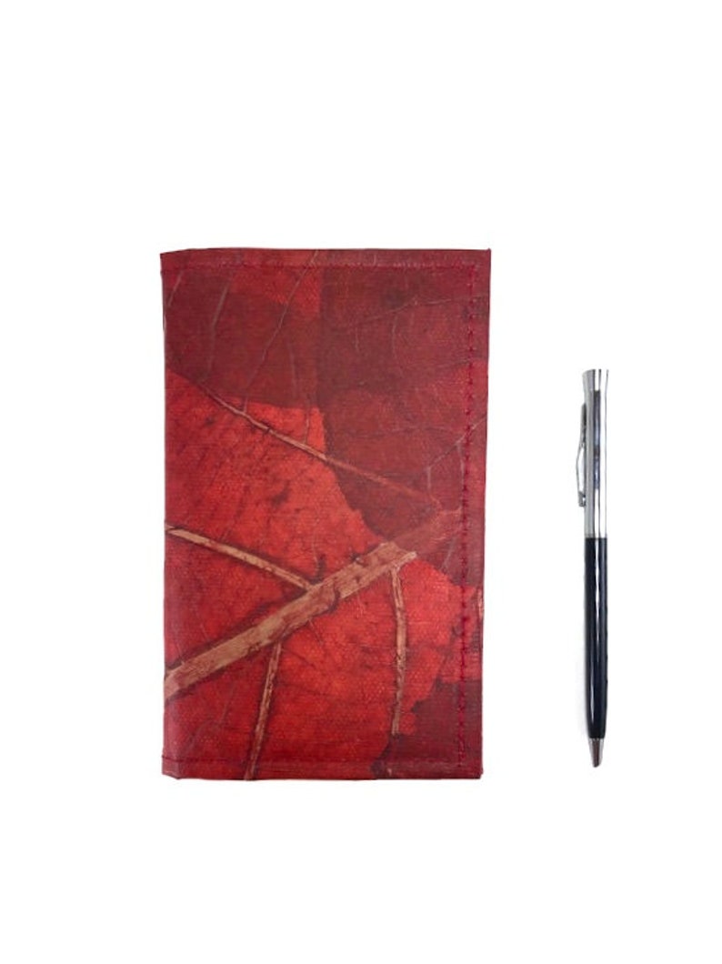 Nature Journal | Leaf Leather Notebook | Cool | Handmade | Vegan - Etsy