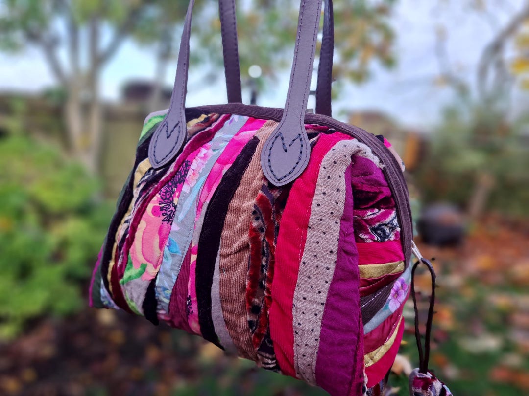 PDF Wavy Patchwork Bag Instructions. Make a Unique Bag From Upcycled ...