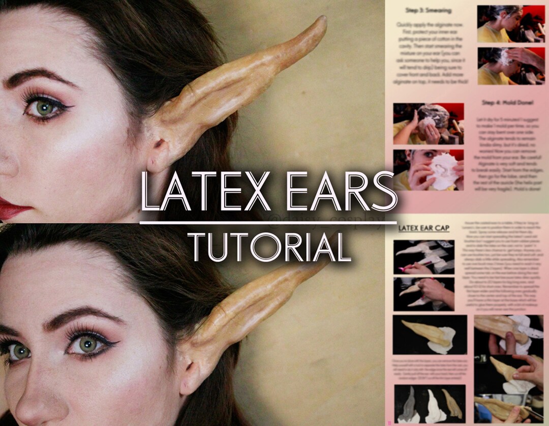 Latex Ears Prosthetic FX Makeup Cosplay Tutorial - Etsy