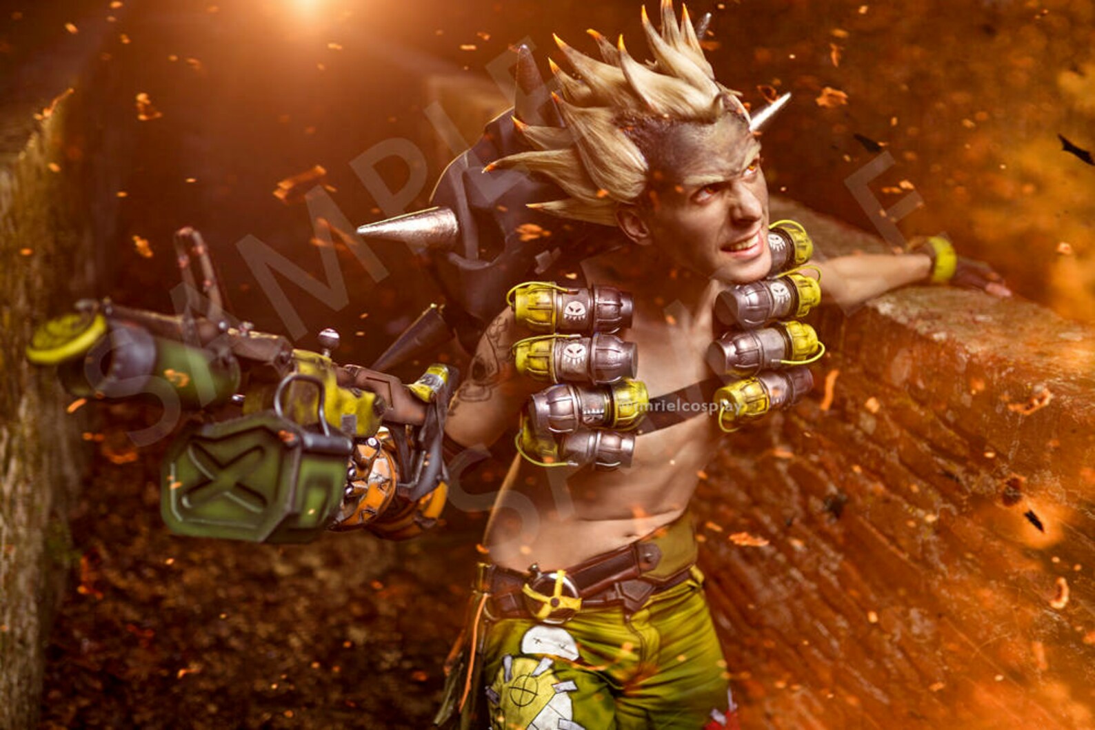 Junkrat Cosplay Print Overwatch - Etsy