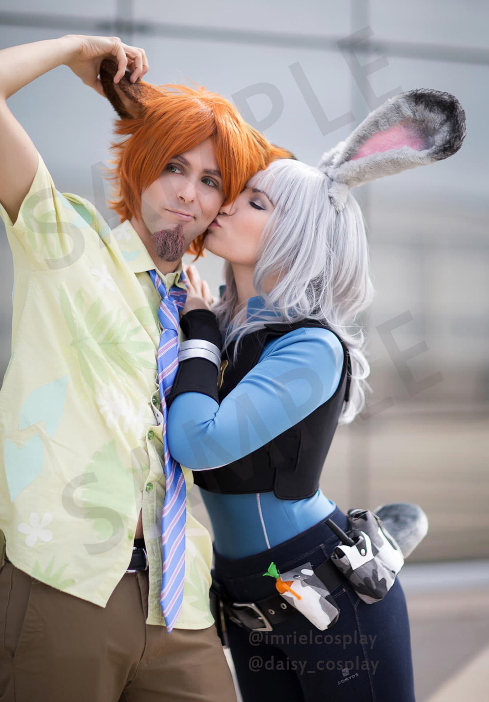 Zootopia Nick&judy Cosplay Print - Etsy UK