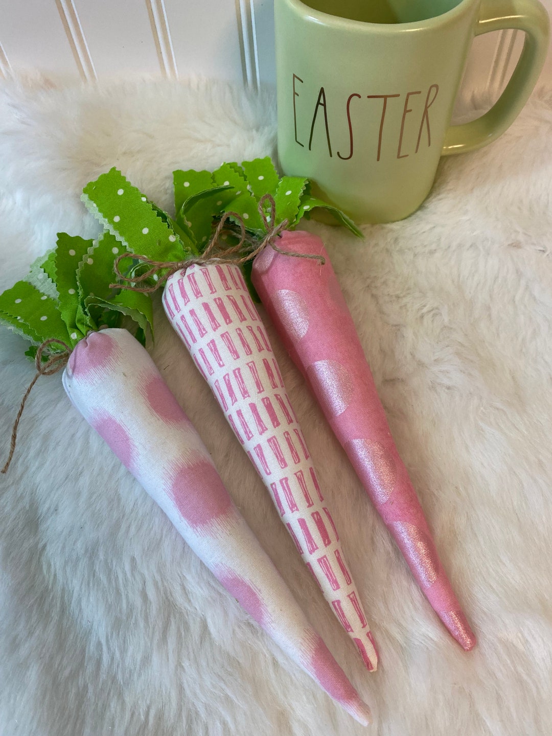 Easter Carrots, Stuffed Carrots, Easter Tiered Tray Decorations ...