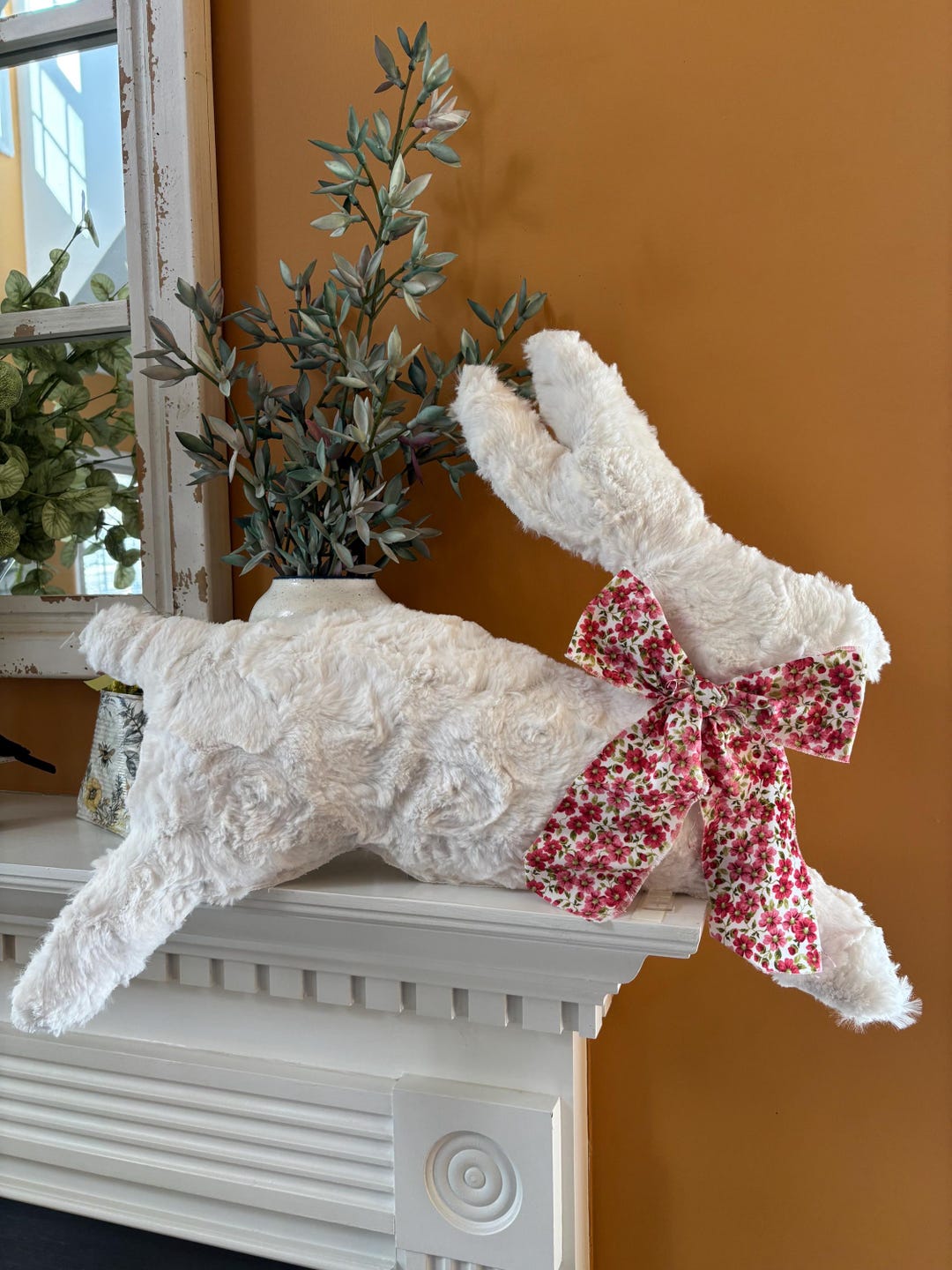 Easter Bunny, Running Bunny, Easter Rabbit, Easter Decor, Farmhouse ...