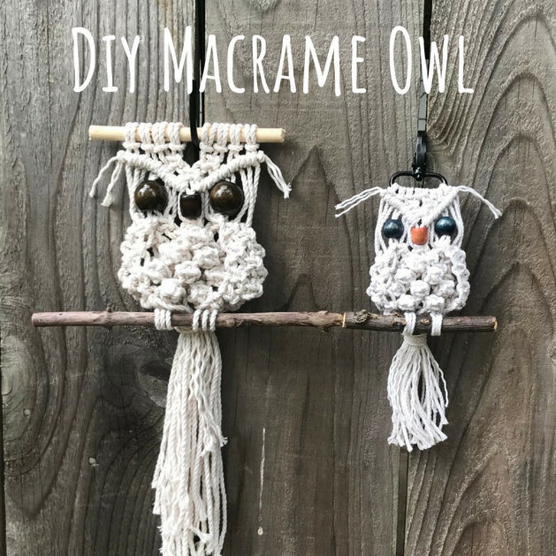 Macrame Owl Tutorial - Etsy