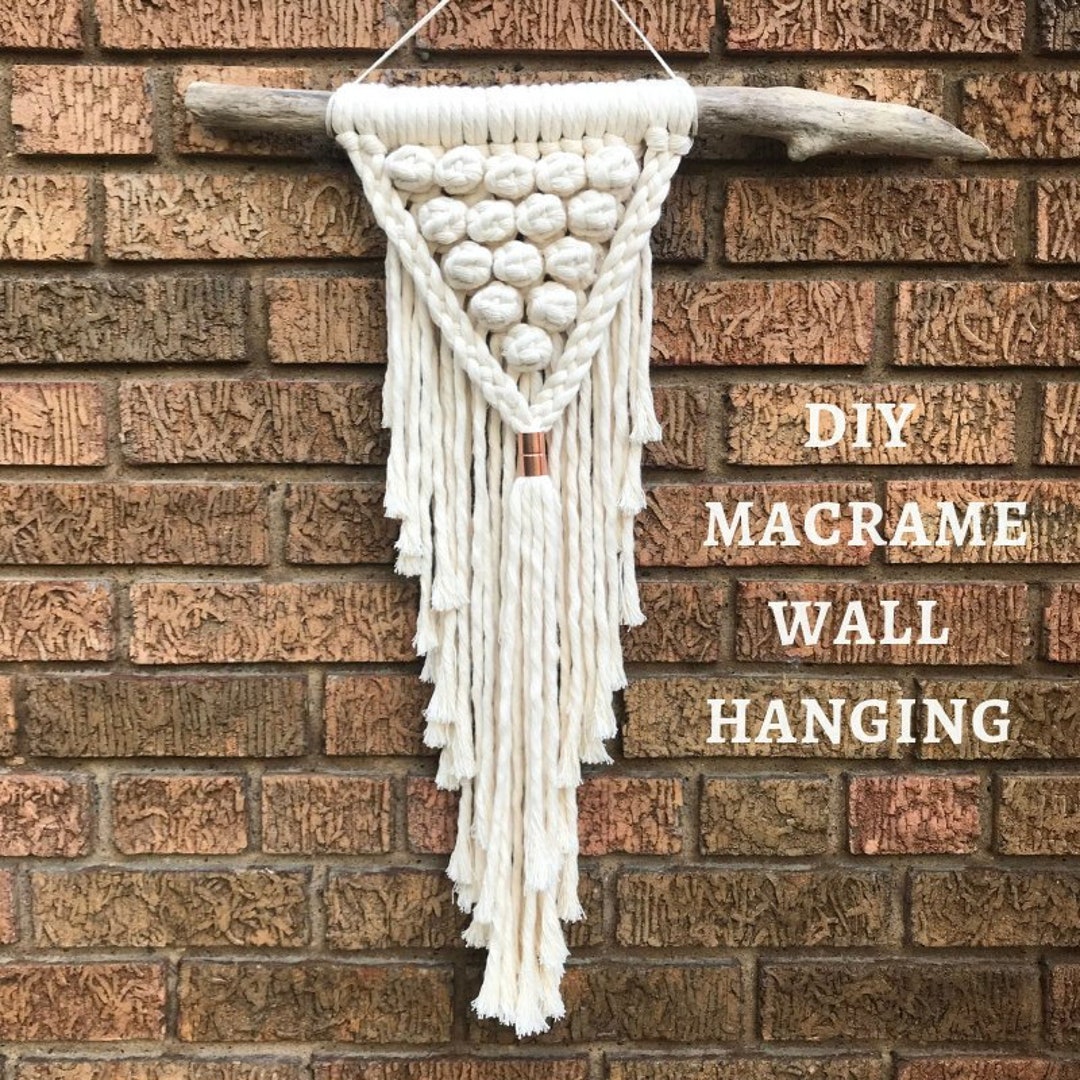 Macrame Wall Hanging Tutorial DIY Learn to Macrame Beginner - Etsy