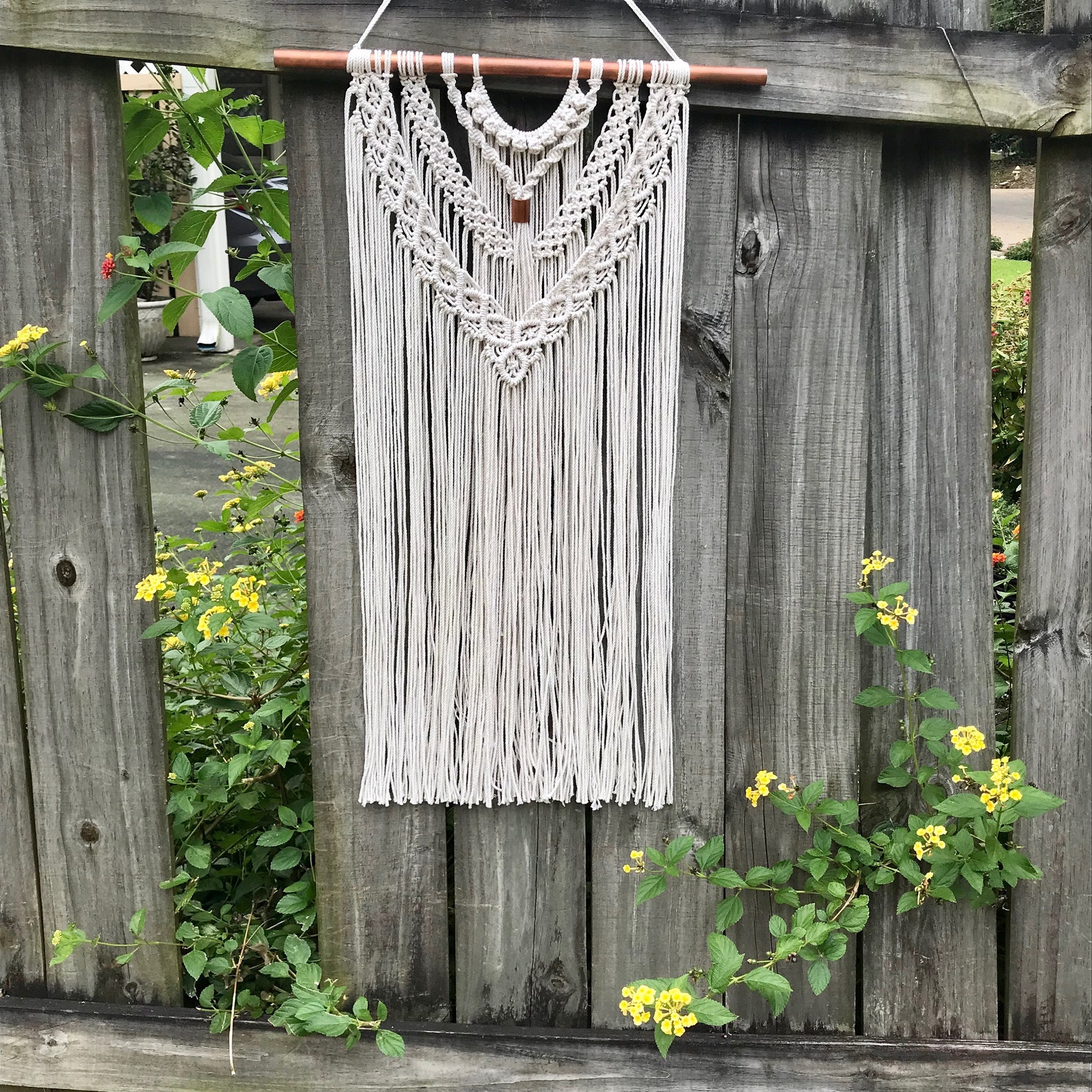 DIY LAYERED MACRAME Wall Hanging Pattern Macrame Photo - Etsy Canada