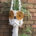 DIY MACRAME OWL Plant Hanger Pattern, Owl Plant Holder Photo Tutorial ...