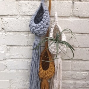 DIY MACRAME POD Pattern, Pdf Instructions Learn to Macrame, Air Plant ...