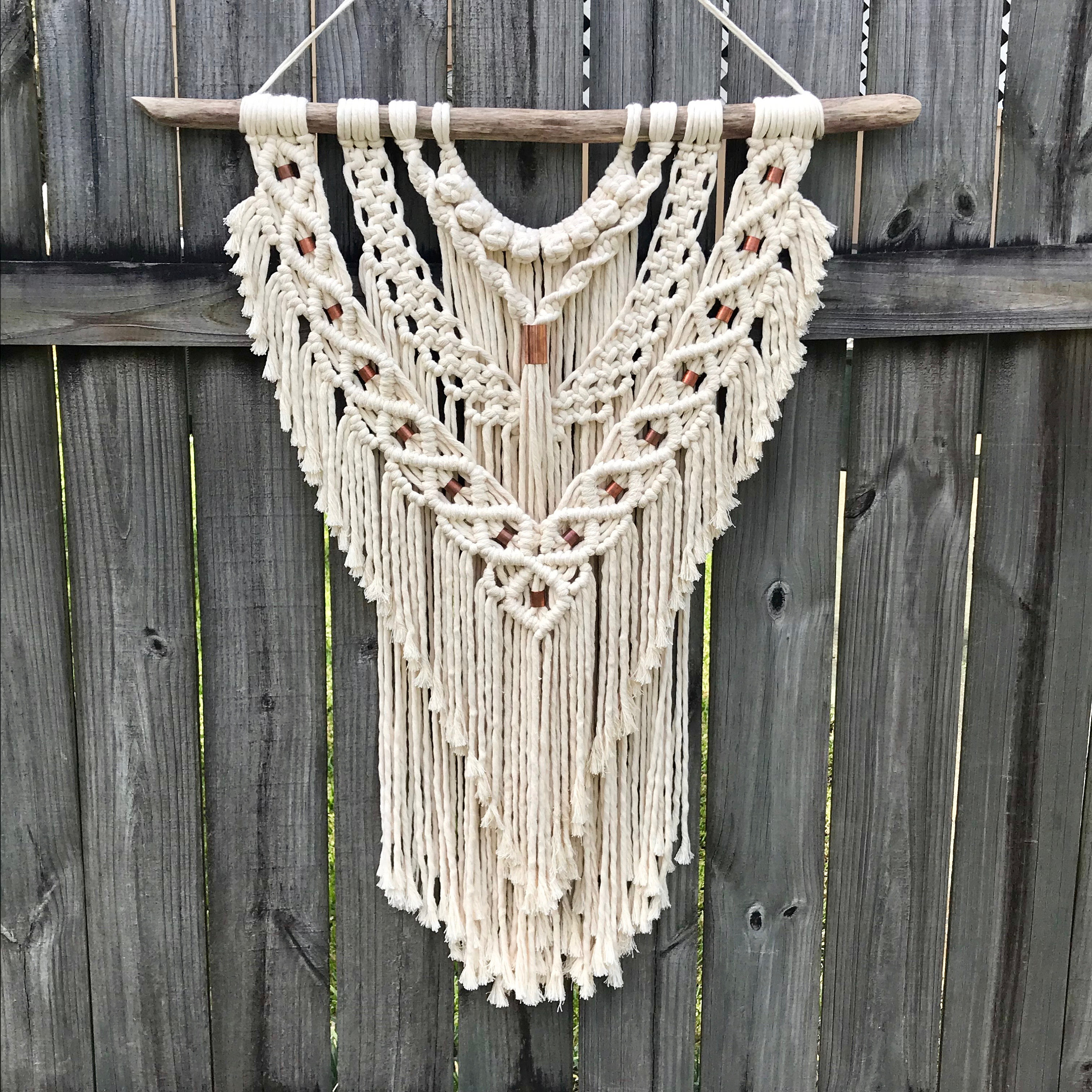 DIY LAYERED MACRAME Wall Hanging Pattern Macrame Photo | Etsy