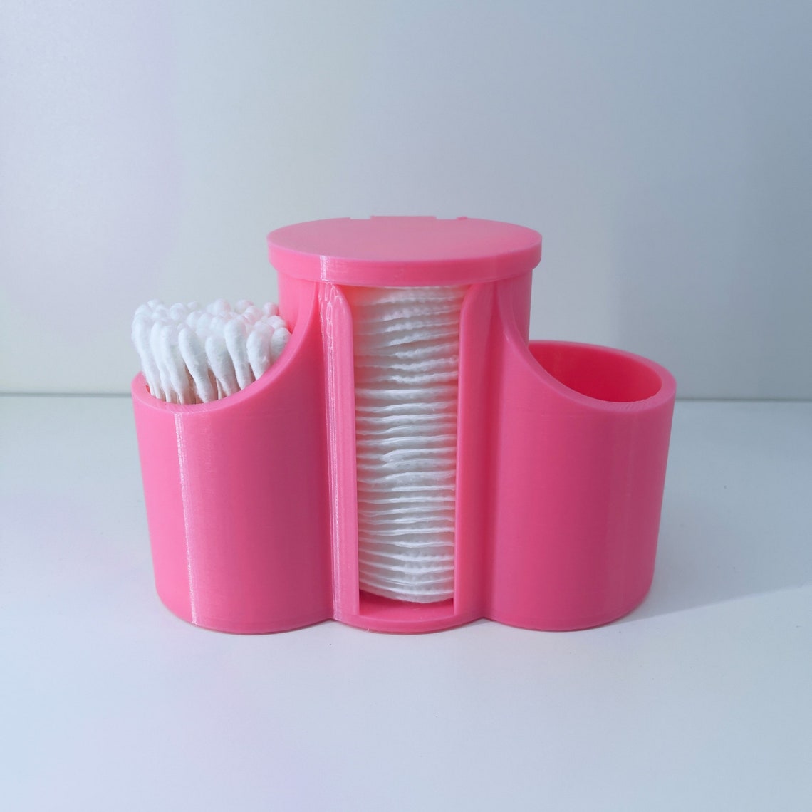 Cotton Pad Swabs Holder W Lid Etsy