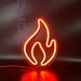 Fire LED Neon Sign - Etsy