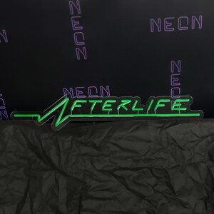 Afterlife LED Neon Sign - Etsy