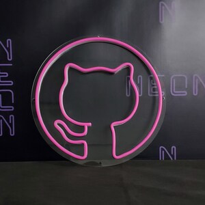 Github LED Neon Sign - Etsy