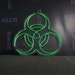Biohazard LED Neon Sign - Etsy