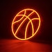 Basketball Ball LED Neon Sign - Etsy