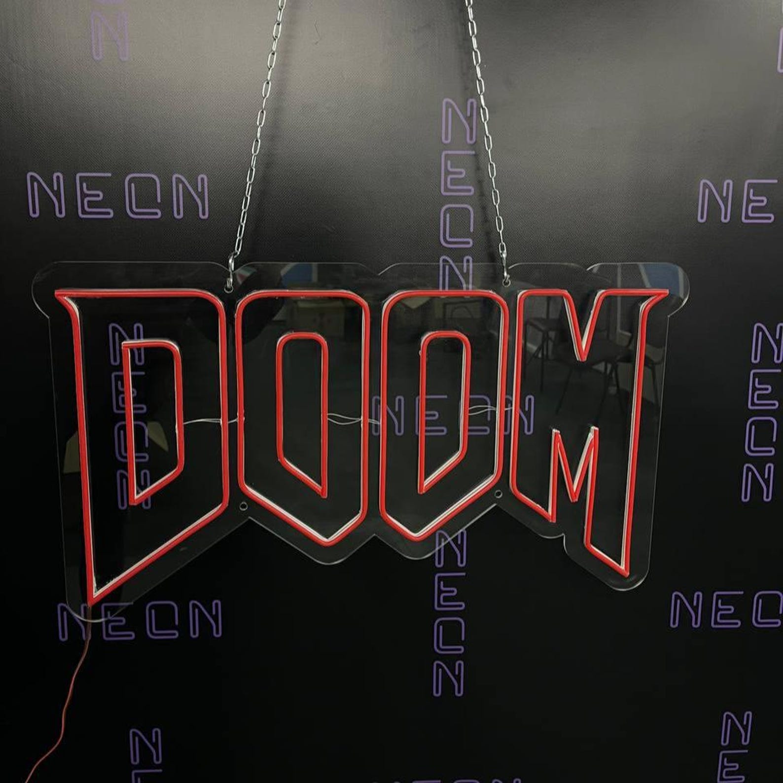 Doom LED Neon Sign - Etsy