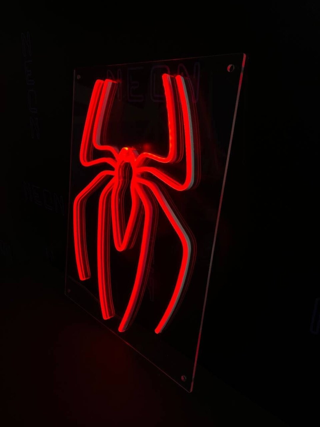 Spider LED Neon Sign - Etsy