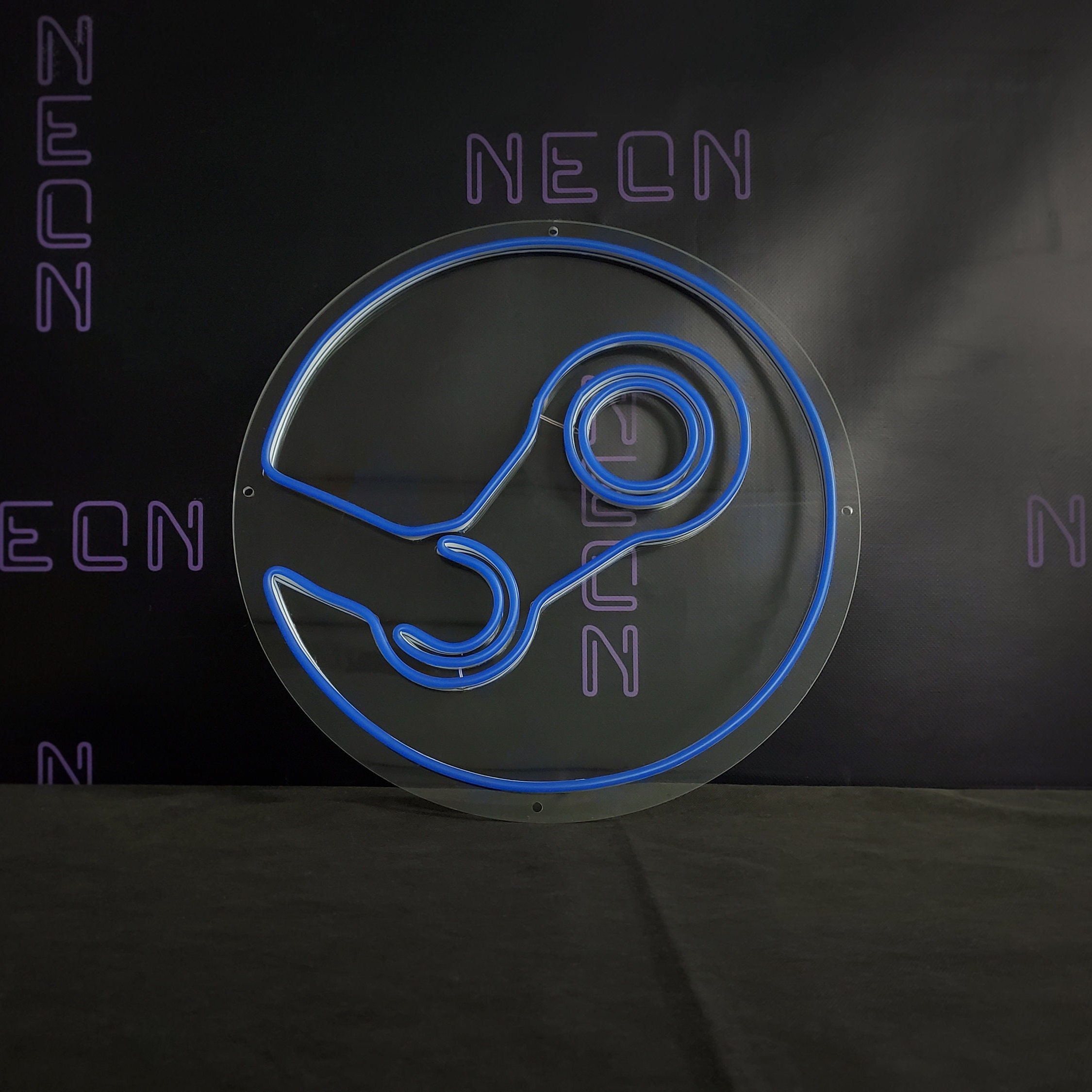 Steam LED Neon Sign - Etsy