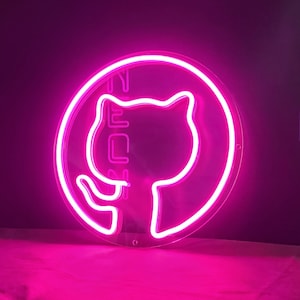Github LED Neon Sign - Etsy