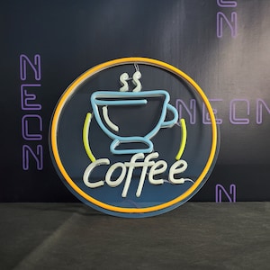 Coffee LED Neon Sign - Etsy