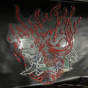 Samurai Cyberpunk LED Neon Sign - Etsy