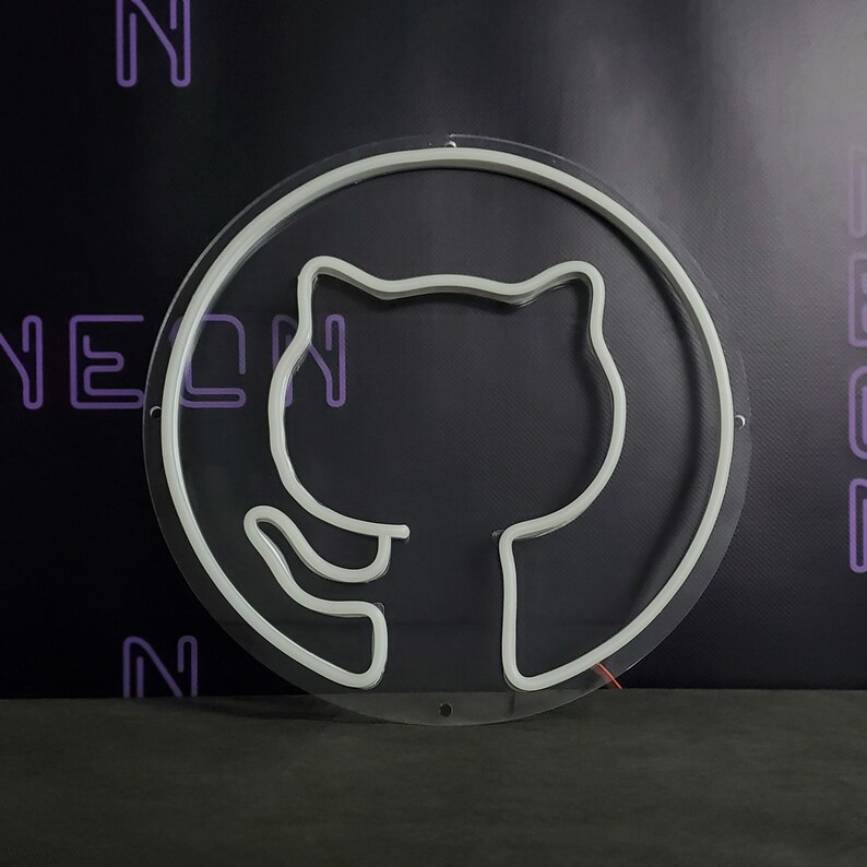 Github LED Neon Sign - Etsy