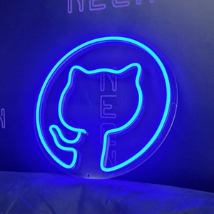 Github LED Neon Sign - Etsy