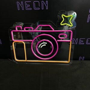 Photo Camera LED Neon Sign - Etsy