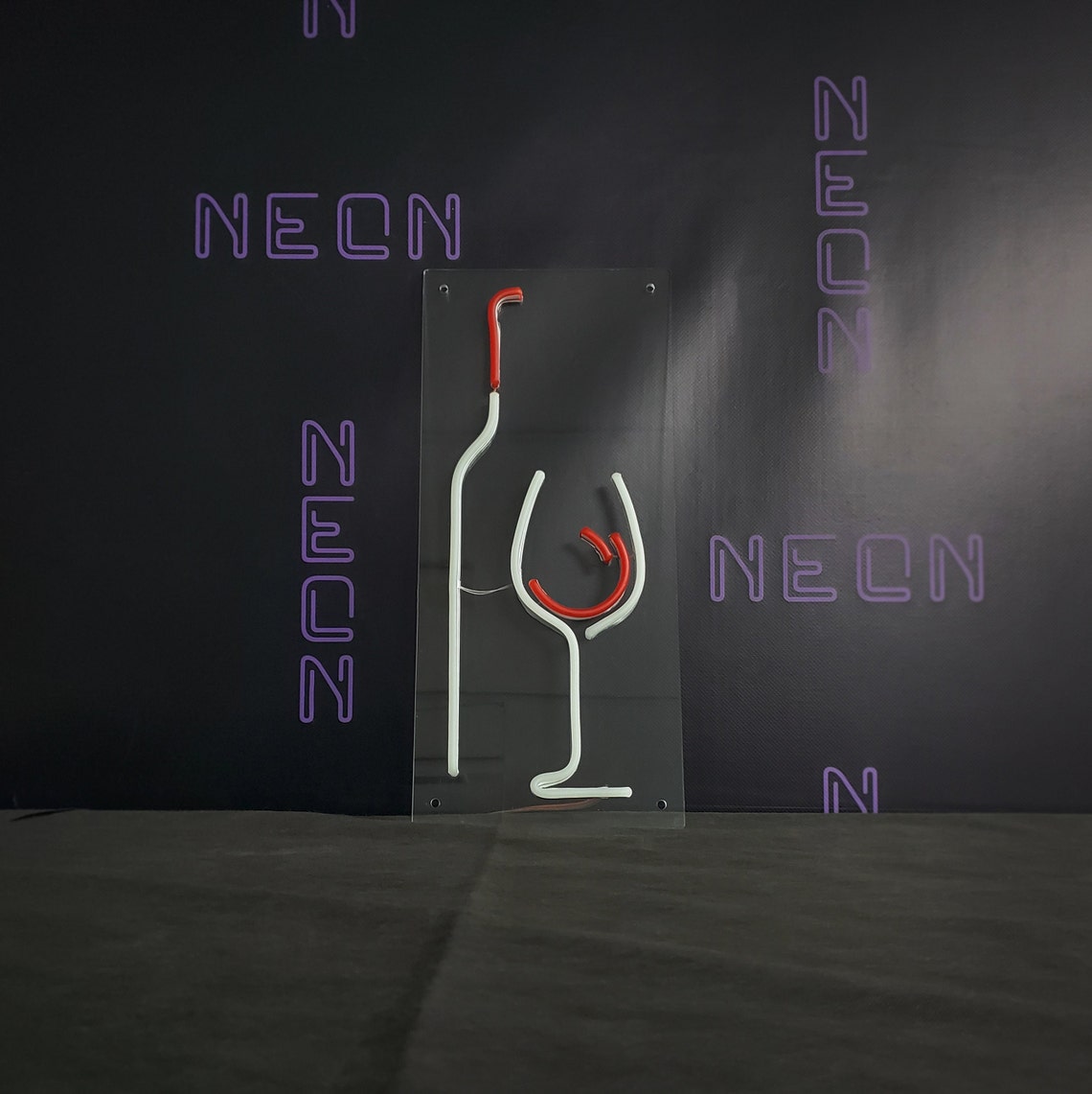 Wine Neon Sign Wine Led Sign Wine Light Signwine Wall - Etsy