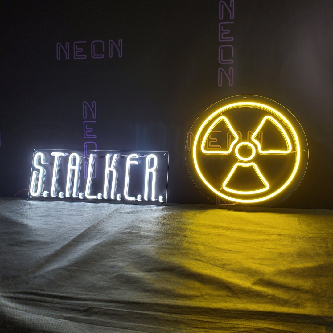 STALKER, Radiation LED Neon Sign - Etsy