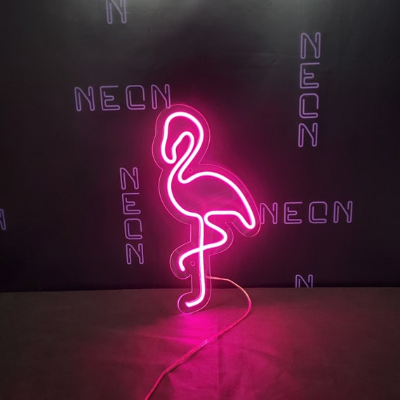 Flamingo LED Neon Sign - Etsy