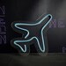 Airplane LED Neon Sign - Etsy