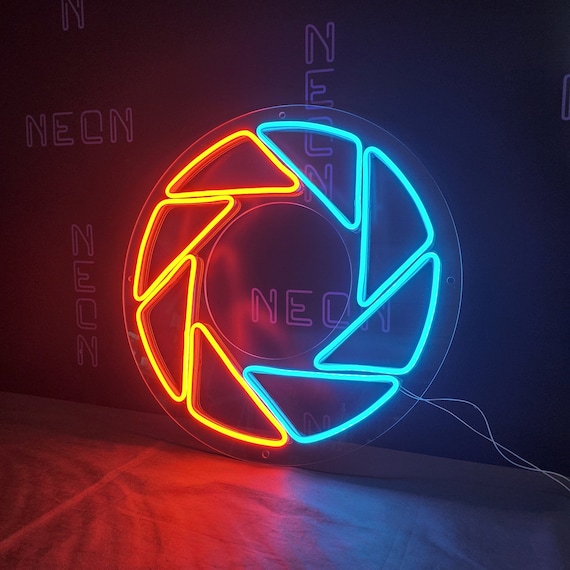 Aperture Laboratories LED Neon Sign - Etsy
