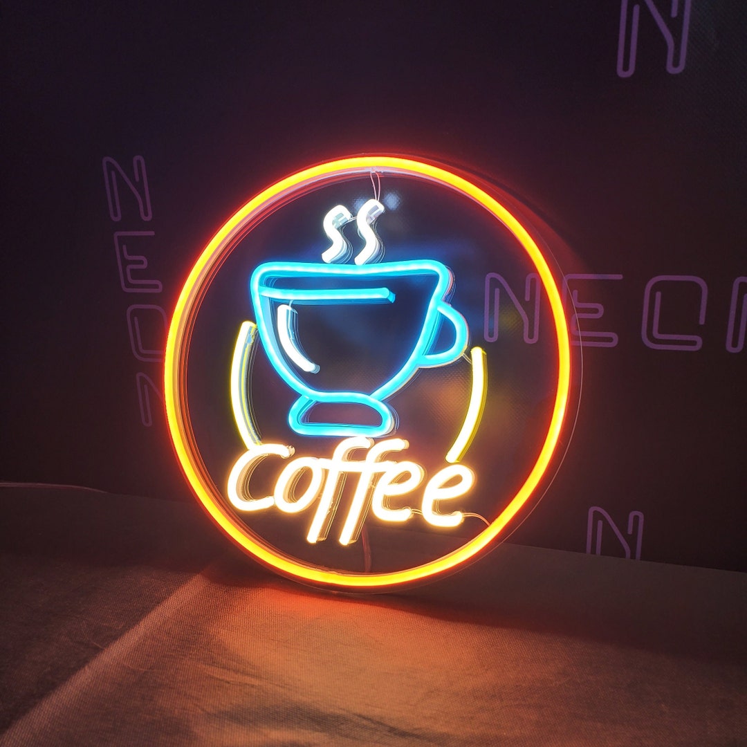 Coffee LED Neon Sign - Etsy