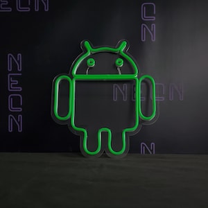 Android and Apple LED Neon Sign - Etsy