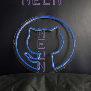 Github LED Neon Sign - Etsy