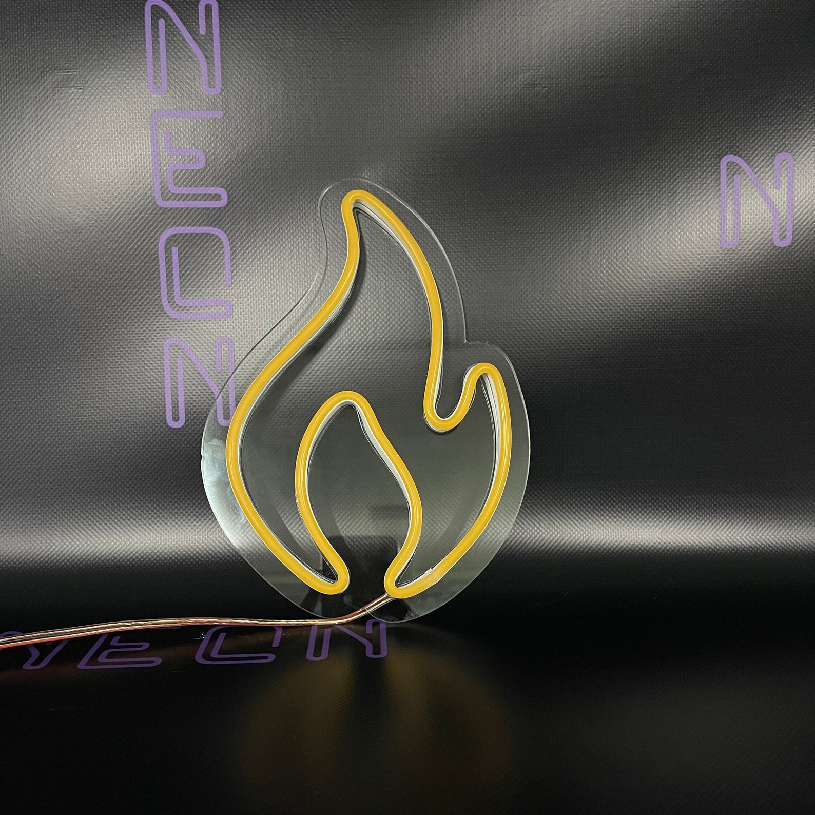 Fire LED Neon Sign - Etsy