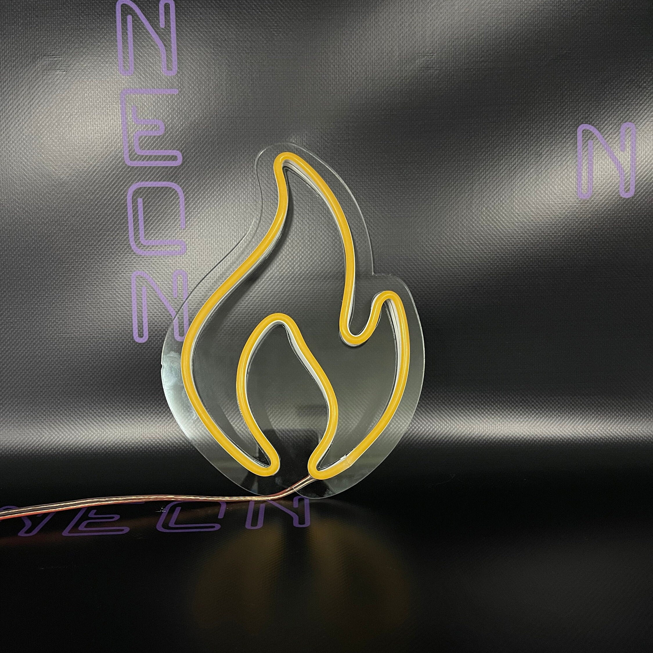 Fire LED Neon Sign - Etsy