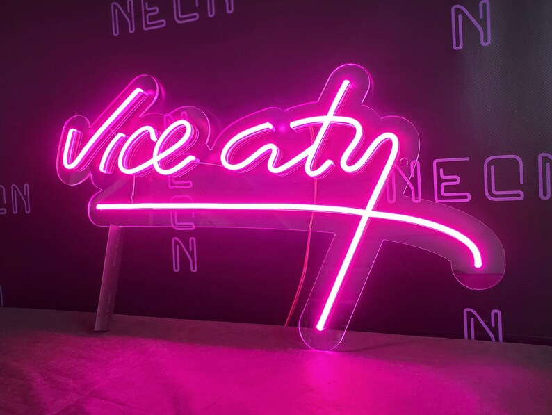 Vice City LED Neon Sign - Etsy