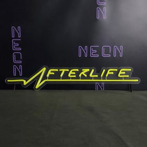 Afterlife LED Neon Sign - Etsy