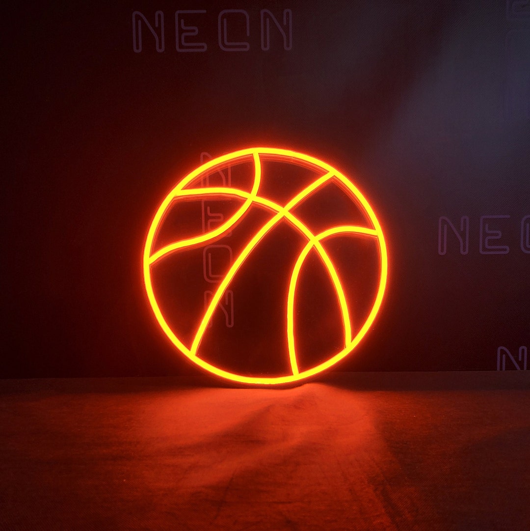 Basketball Ball LED Neon Sign - Etsy